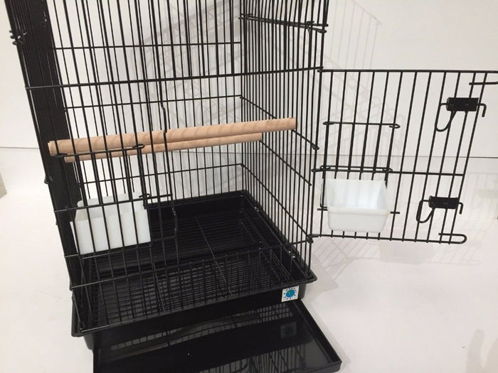 Open Top Large Bird Cage For Parrots & Cockatiels