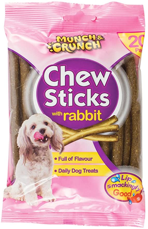 Munch & Crunch Chew Sticks Rabbit 20 Pack