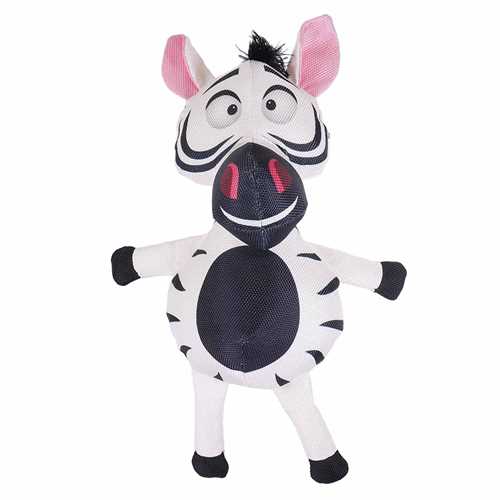 Tough Safari Zebra Dog Toy